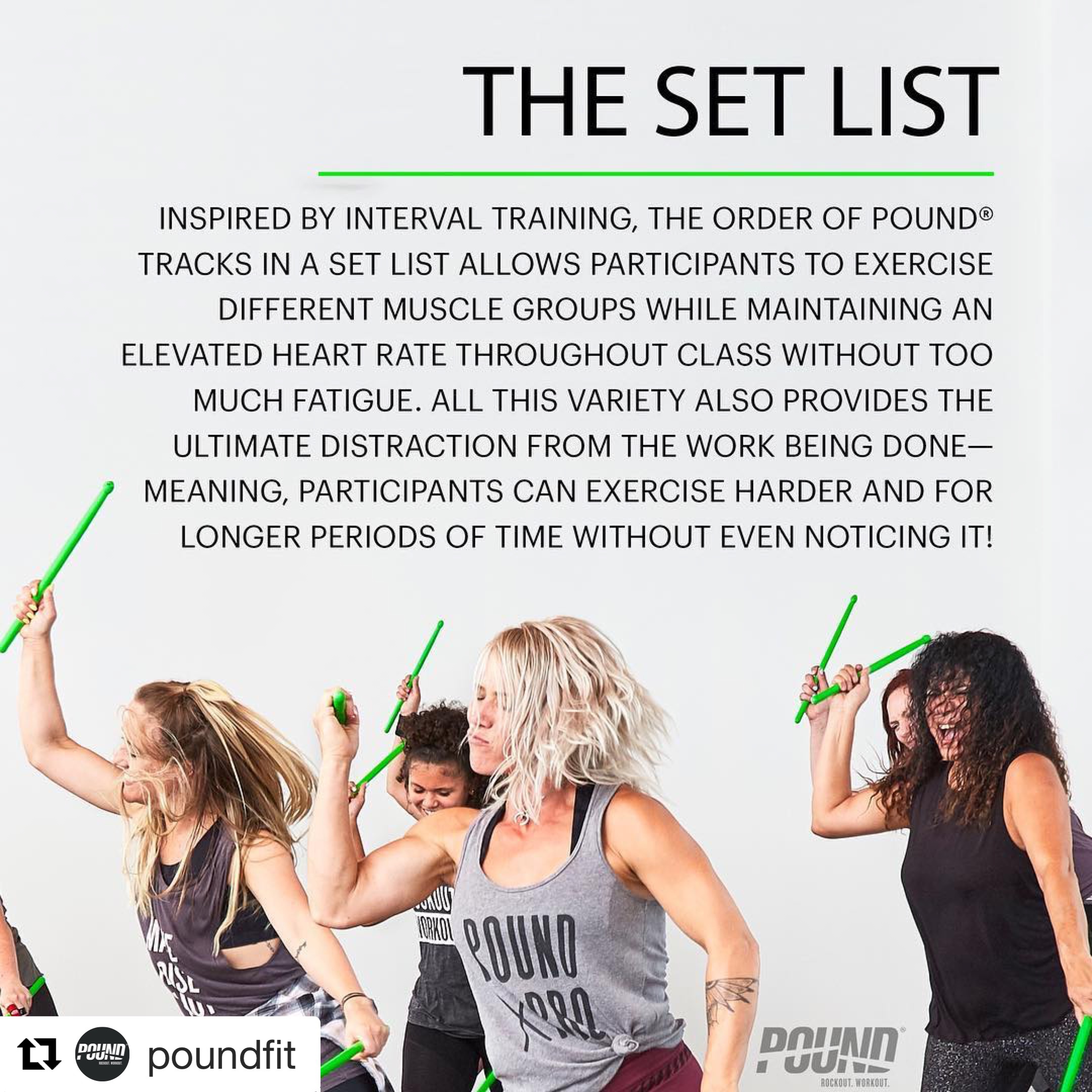 Focus On… Pound: The Rockout Workout – KITE FITNESS & WELLNESS